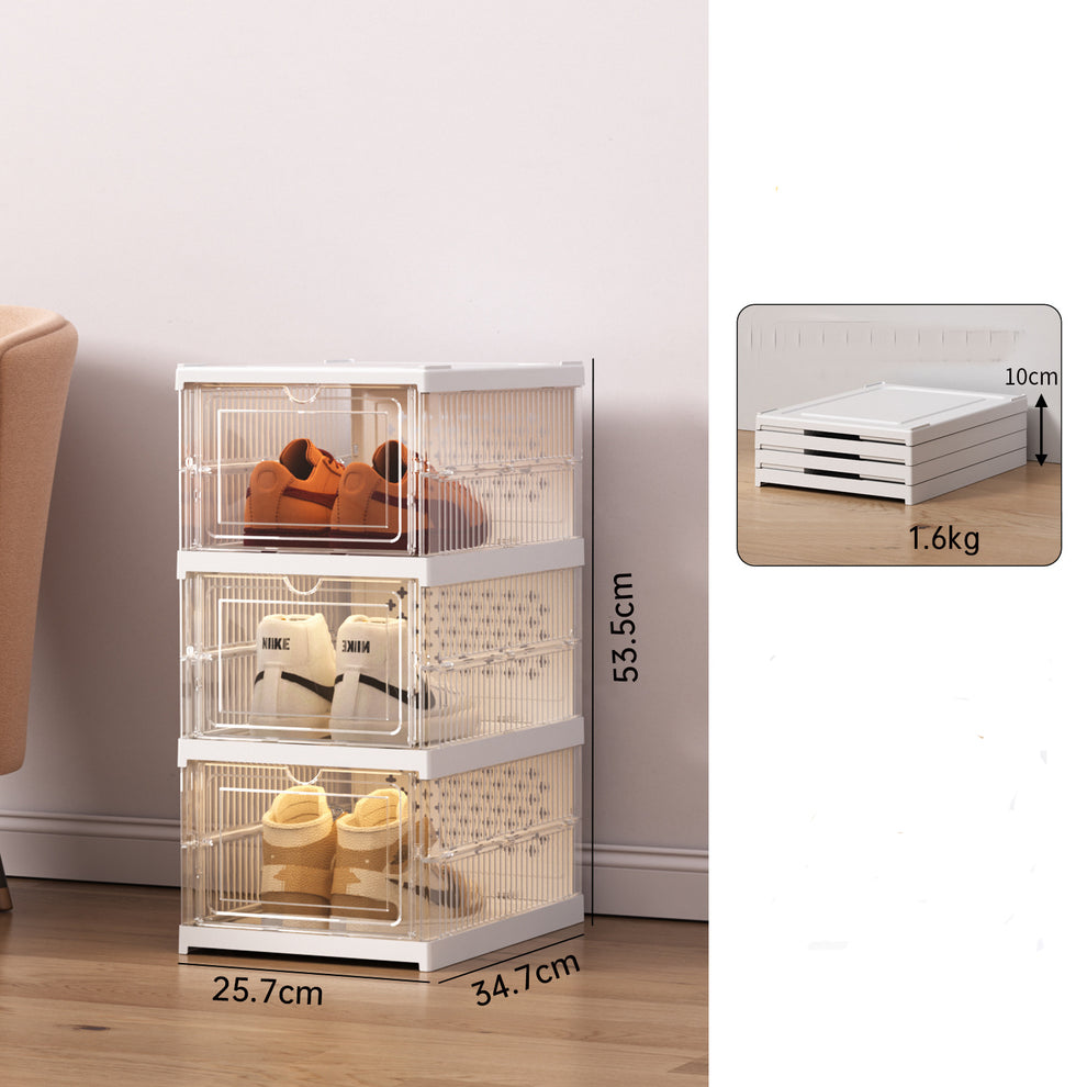 Foldable Storage Shoe Box – Space-Saving & Durable | QNA Shop Sydney ...